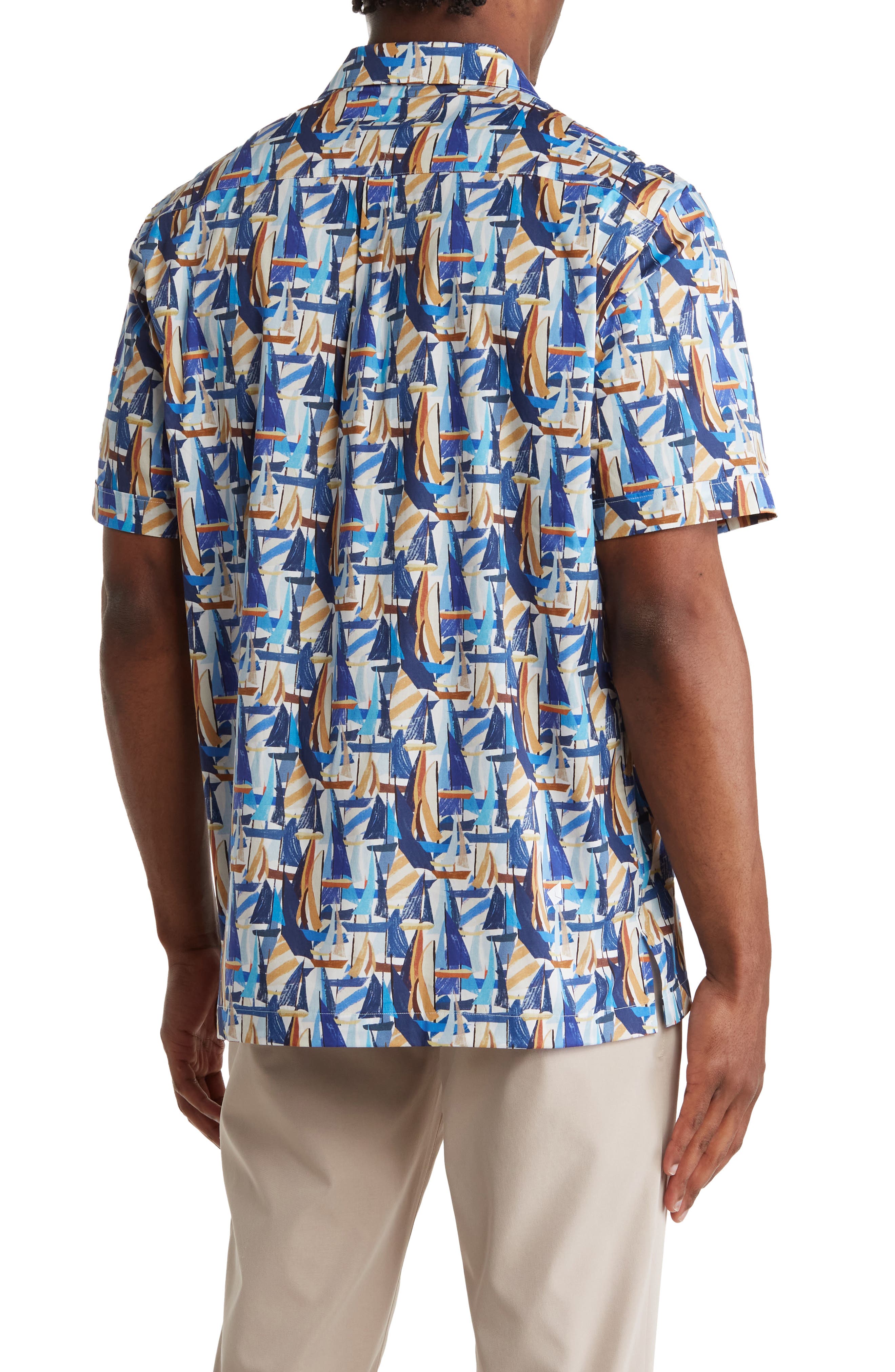 Bugatchi Short Sleeve Woven Shirt | Nordstromrack