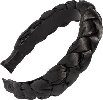 L. Erickson Celeste Braided Satin Headband | Nordstrom
