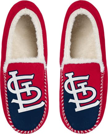 FOCO Men's FOCO St. Louis Cardinals Colorblock Moccasin Slippers ...