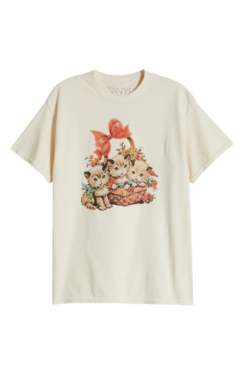 Vinyl Icons Kitten Basket Graphic T-Shirt | Nordstromrack
