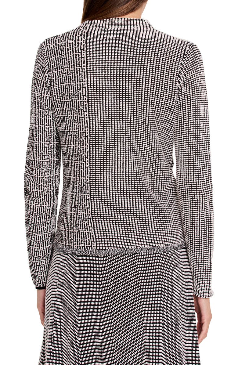 NIC+ZOE Pixel Funnel Neck Cotton Blend Sweater | Nordstromrack