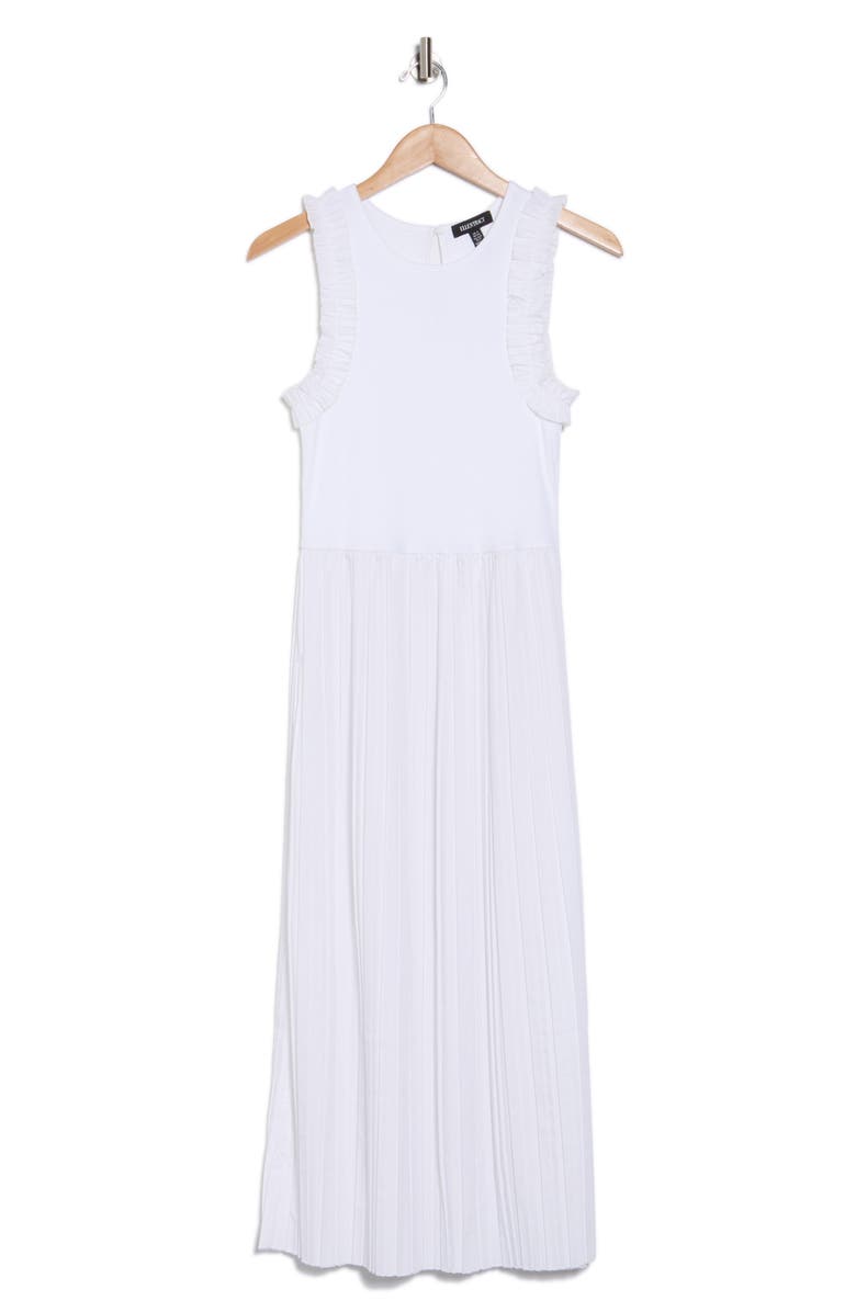Ellen Tracy Mixed Sleeveless Midi Dress | Nordstromrack