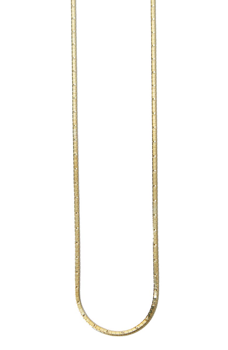 Argento Vivo Sterling Silver Small Textured Snake Chain Necklace ...