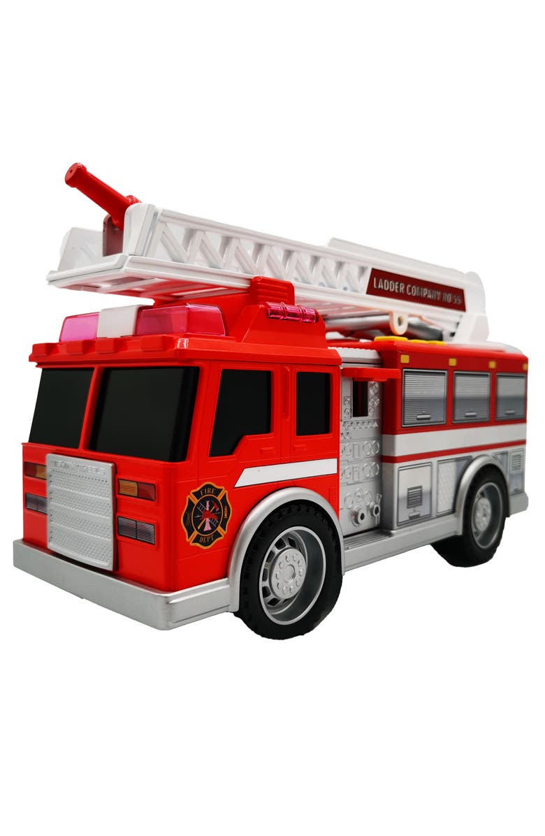Mighty Wheels 10" Mighty Fire Truck Lights & Sounds, Water Squirting ...