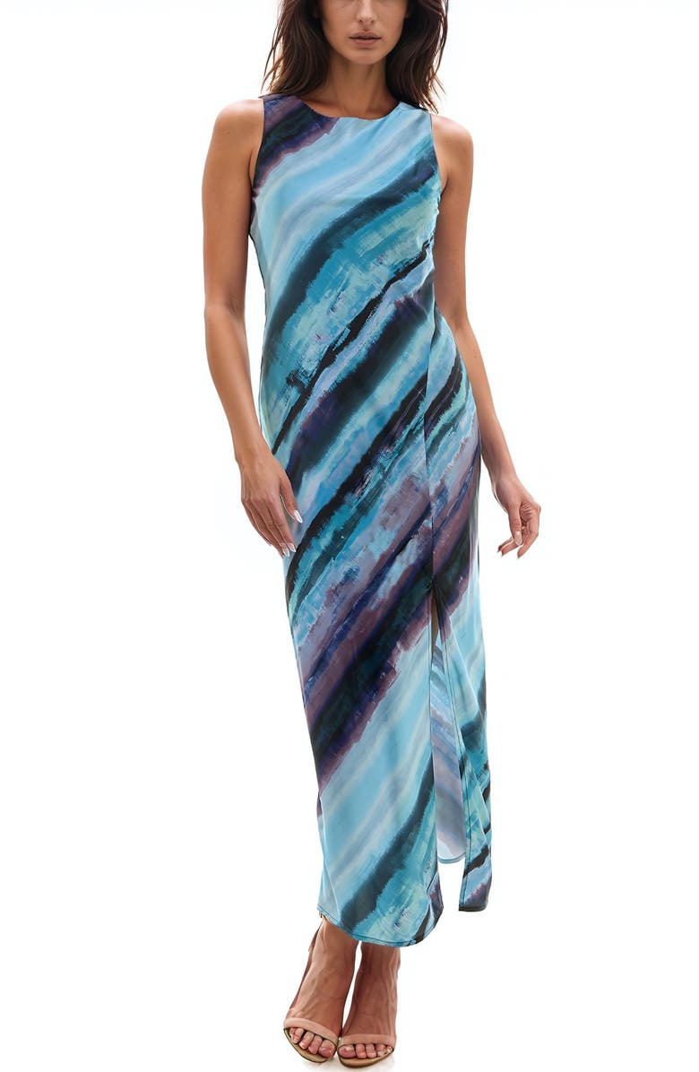 Socialite Stripe Sleeveless Midi Dress | Nordstromrack