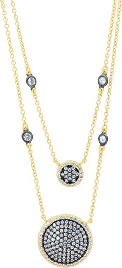 FREIDA ROTHMAN Times Square Layered Station Necklace | Nordstrom