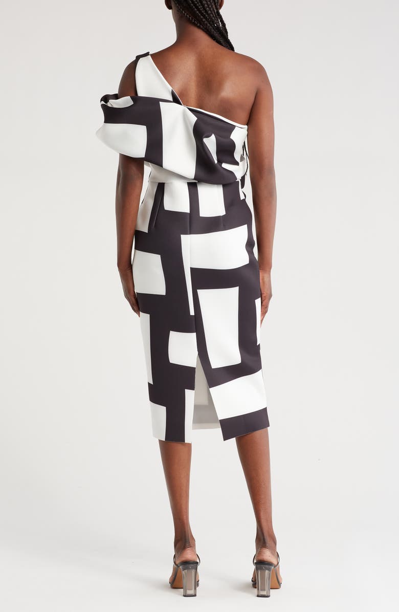 ASOS DESIGN Asymmetric Neck Sheath Cocktail Dress | Nordstromrack