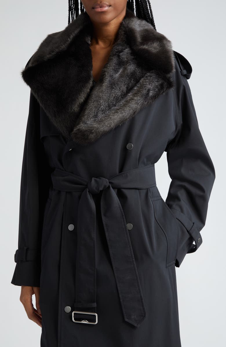 Burberry Kennington Oversize Water Resistant Trench Coat With Removable ...