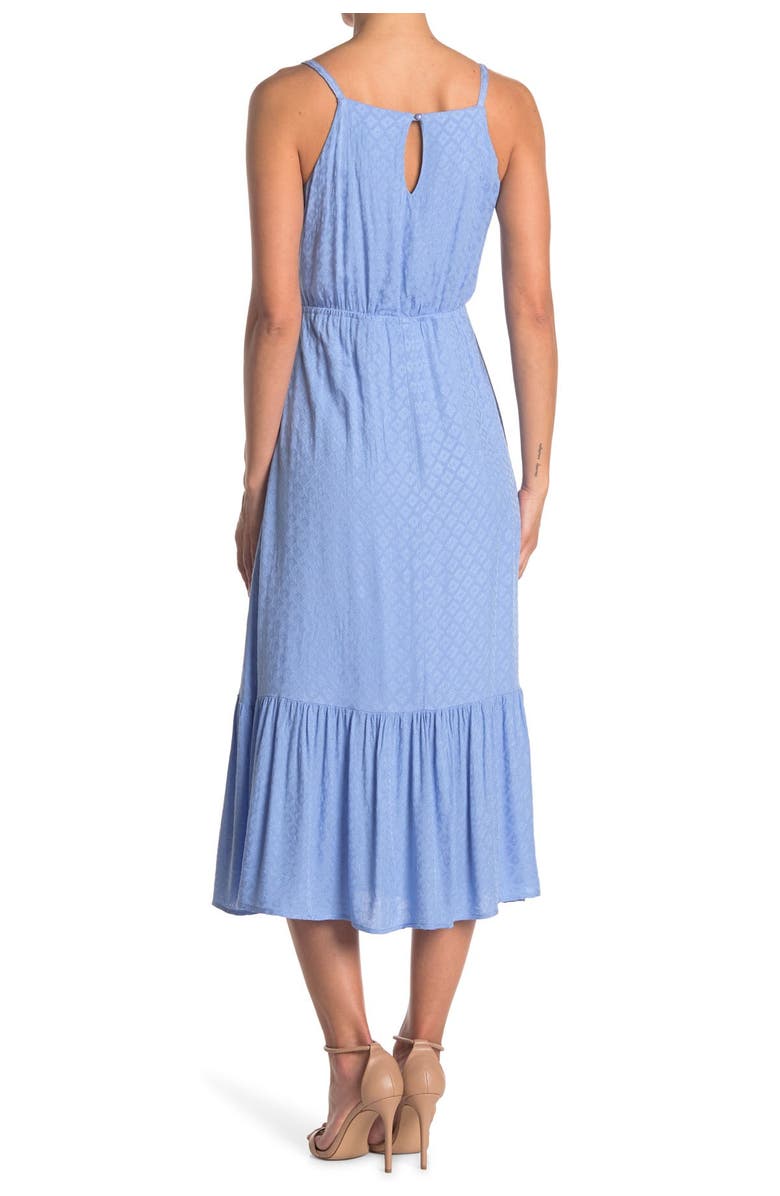 SUPERFOXX Tiered Button Front Midi Dress | Nordstromrack