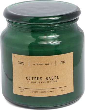 PORTOFINO CANDLES Small Citrus Basil Apothecary Jar Candle | Nordstromrack