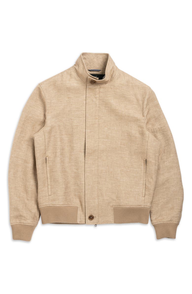 Rodd & Gunn McLeod Bay Linen Blend Bomber Jacket | Nordstromrack