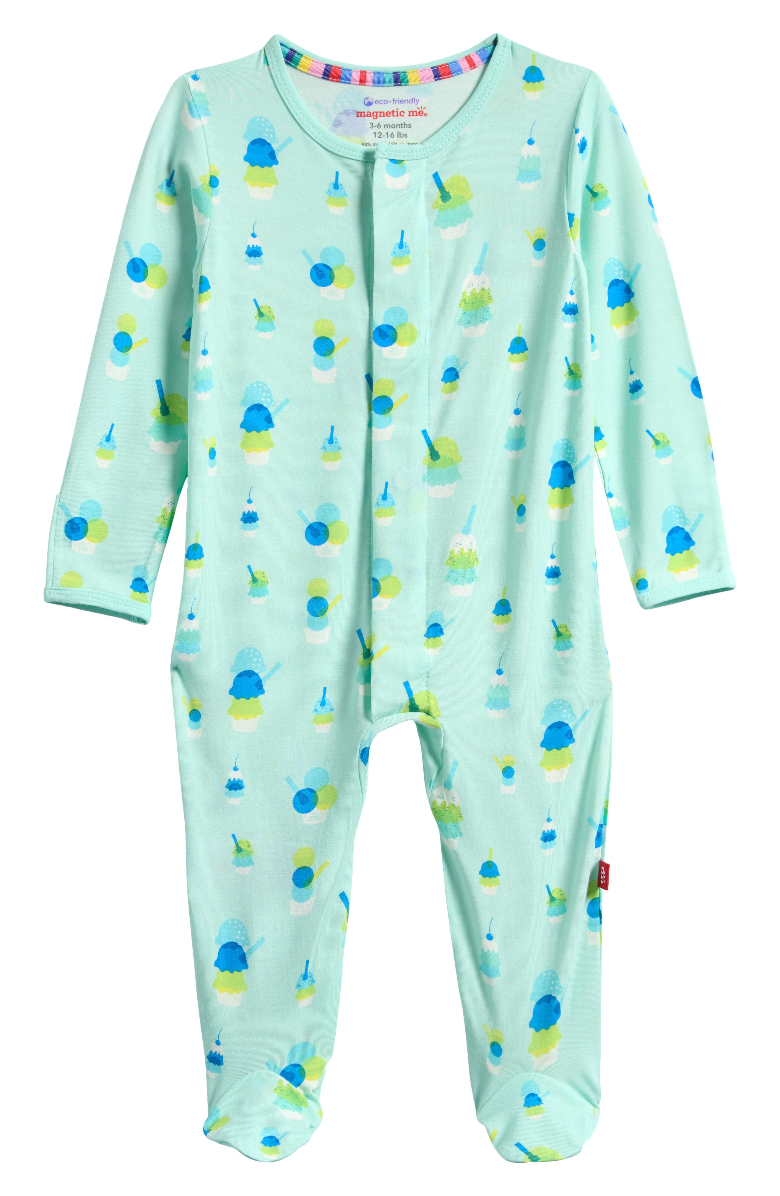 Magnetic Me Green Sundae Funday Footie | Nordstromrack