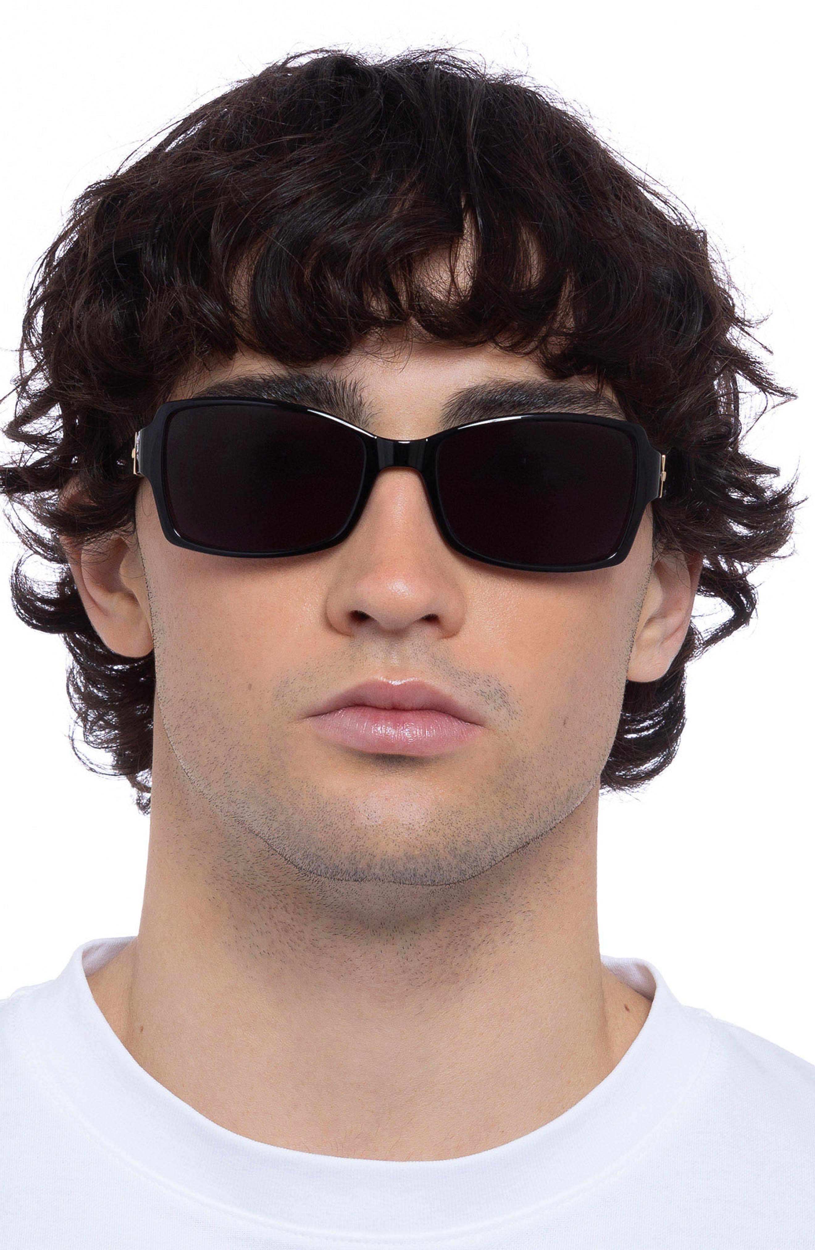 Le Specs Trance 56mm Rectangular Sunglasses | Nordstrom