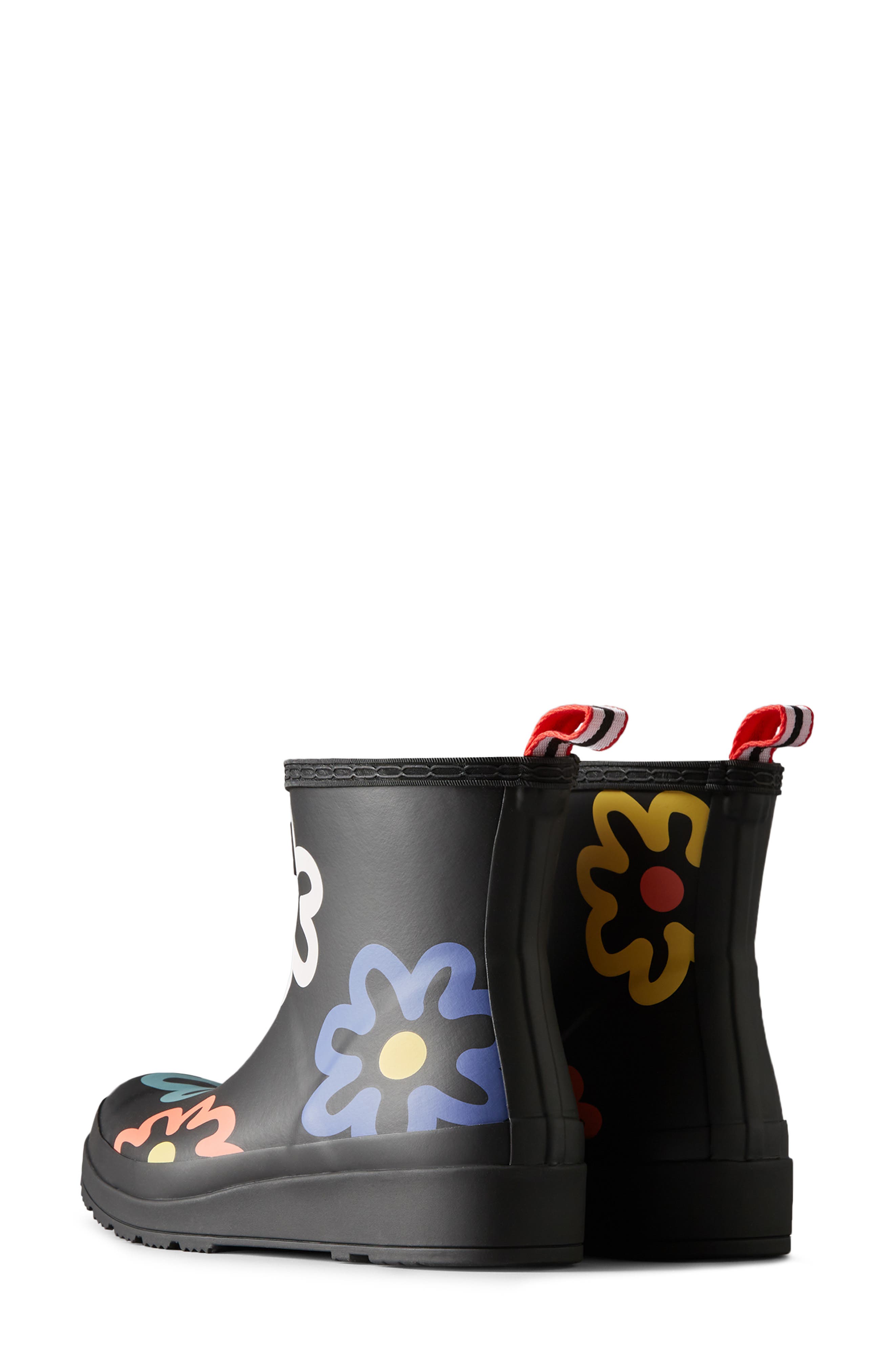 Hunter Play Short Flower Pop Waterproof Short Rain Boot (Women ...