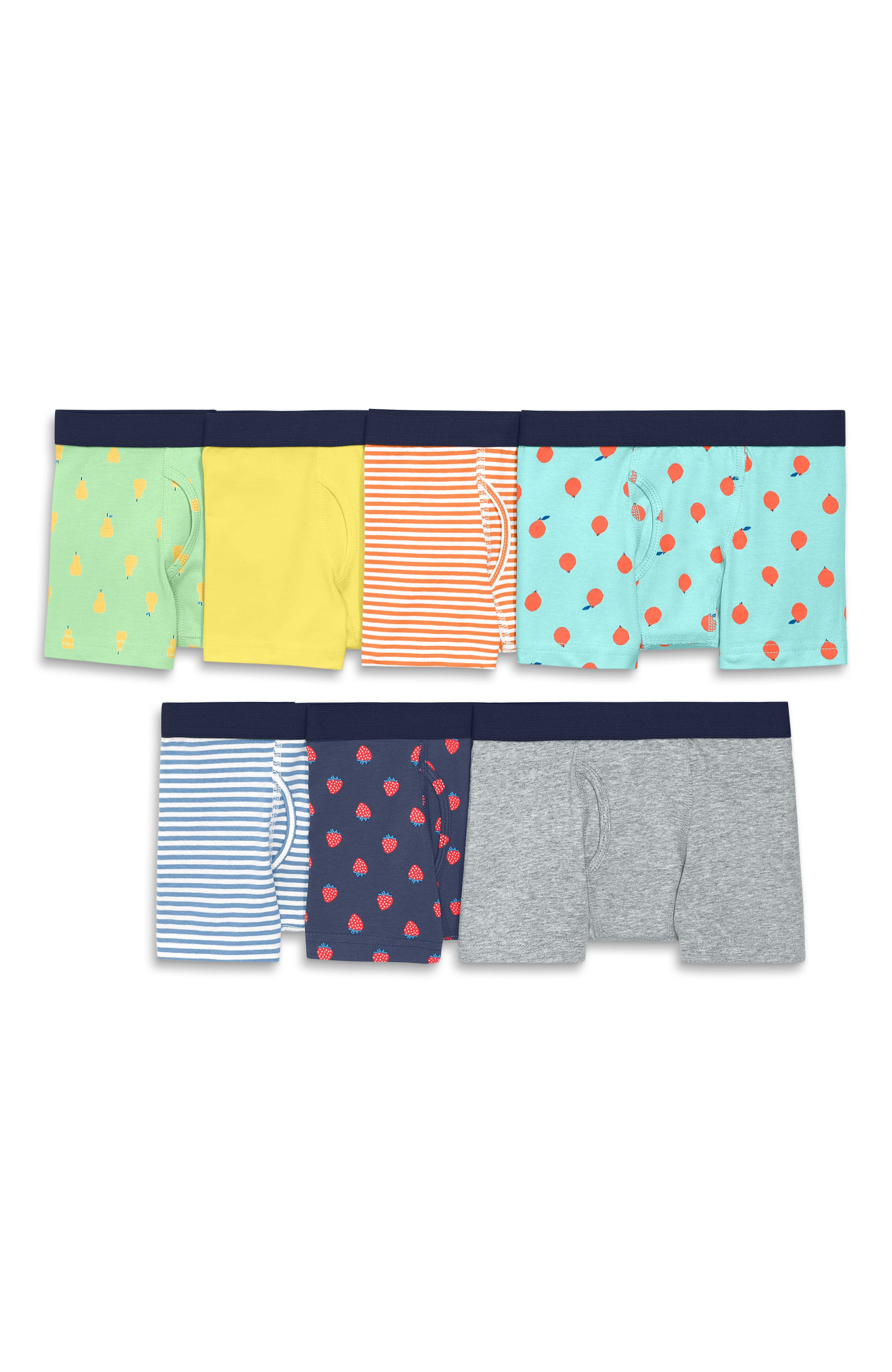 Primary Kids Boxer 7-Pack In Fresh Fruit Mix | Nordstrom
