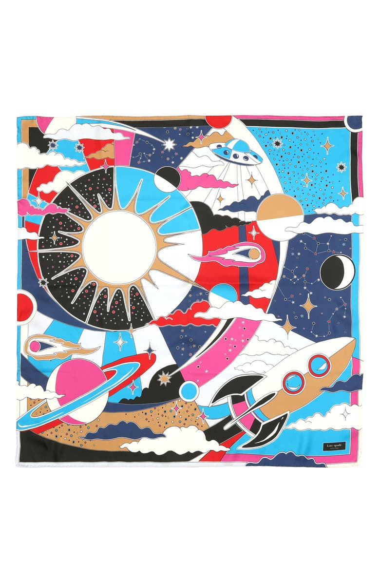 Kate Spade New York outer space silk square scarf | Nordstromrack