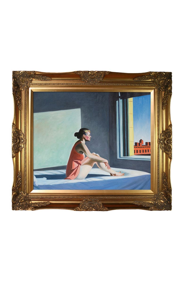 OVERSTOCK ART Morning Sun, 1952 Framed Oil Reproduction of Original ...
