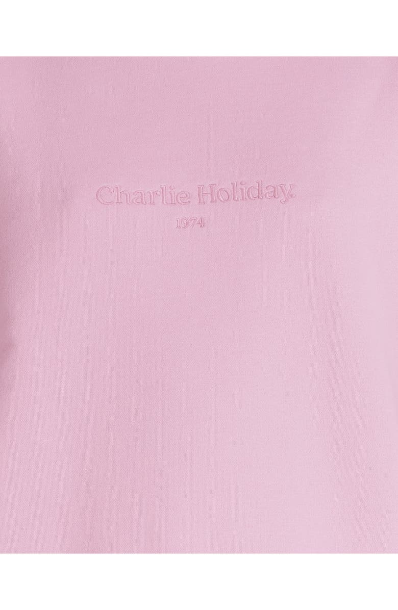 Charlie Holiday Logo Embroidered Fleece Sweatshirt | Nordstromrack