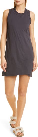 Monrow Double Layer Racer Tank Shift Dress | Nordstrom