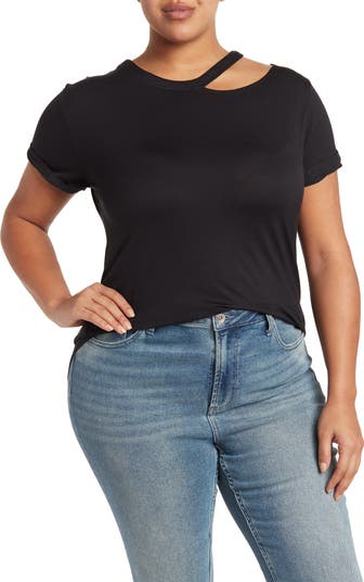 Halogen® Halogen Solid Cut-Out T-Shirt | Nordstromrack