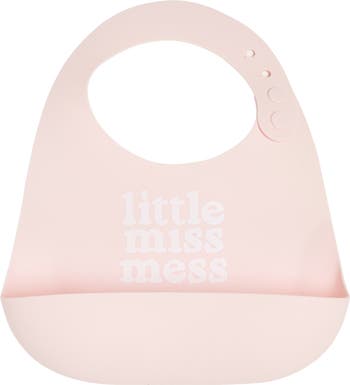 TUNNO TOTS Little Miss Mess Silicone Bib | Nordstromrack