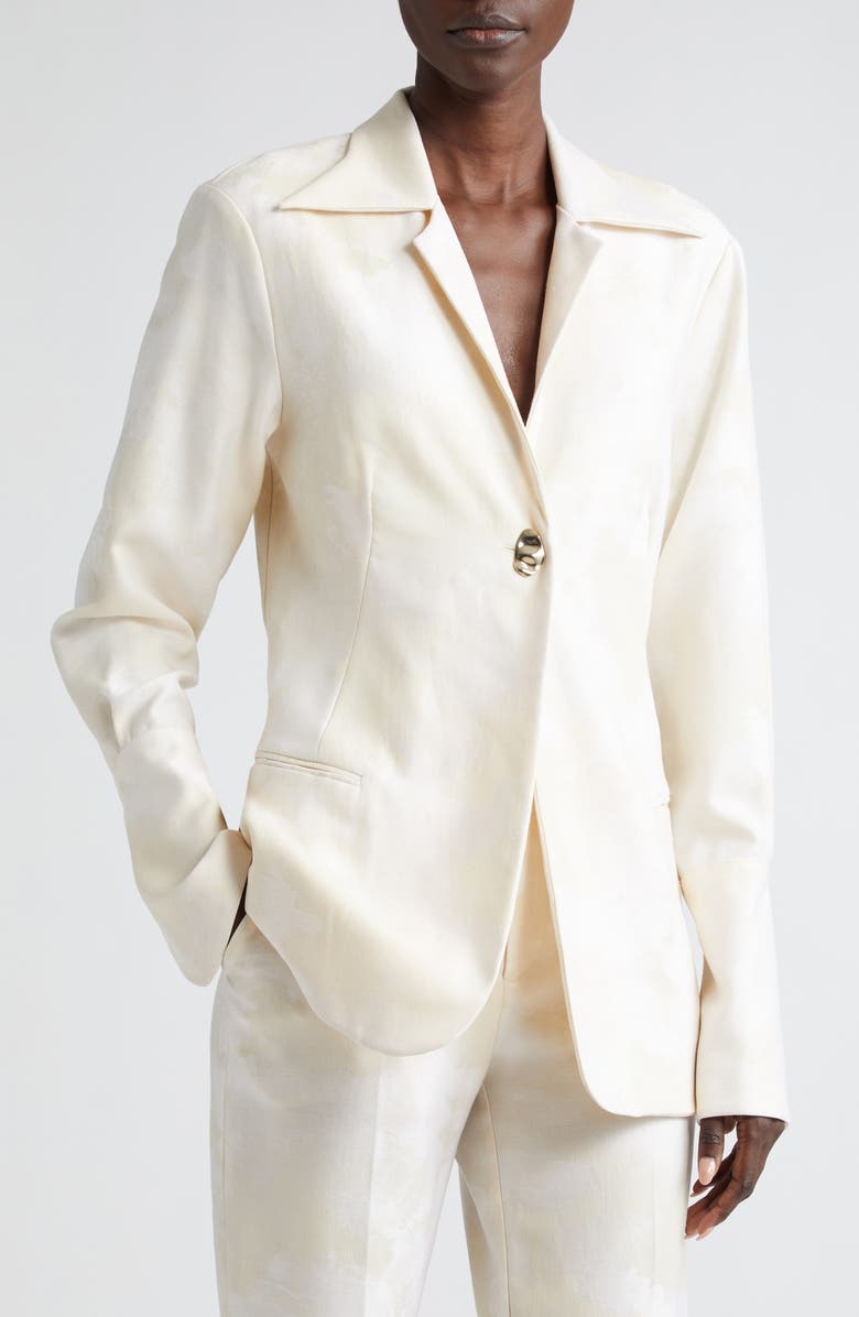 BITE Studios Komorebi Abstract Jacquard Wool Blazer | Nordstromrack