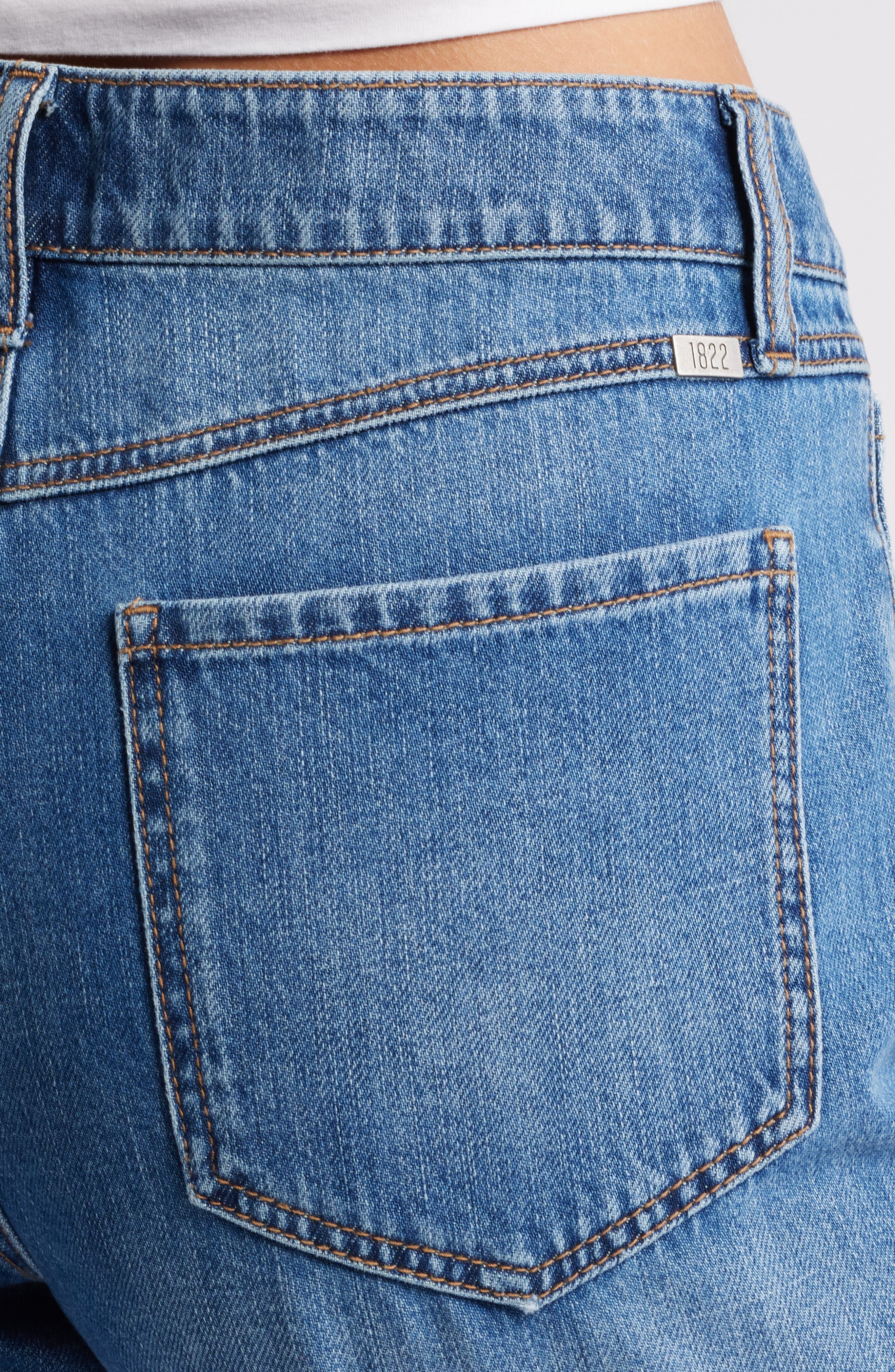 1822 Denim High Waist Baggy Straight Leg Jeans | Nordstrom