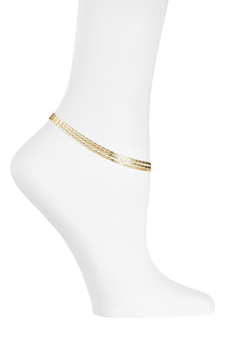 LANA 3 Strand Malibu Anklet | Nordstromrack