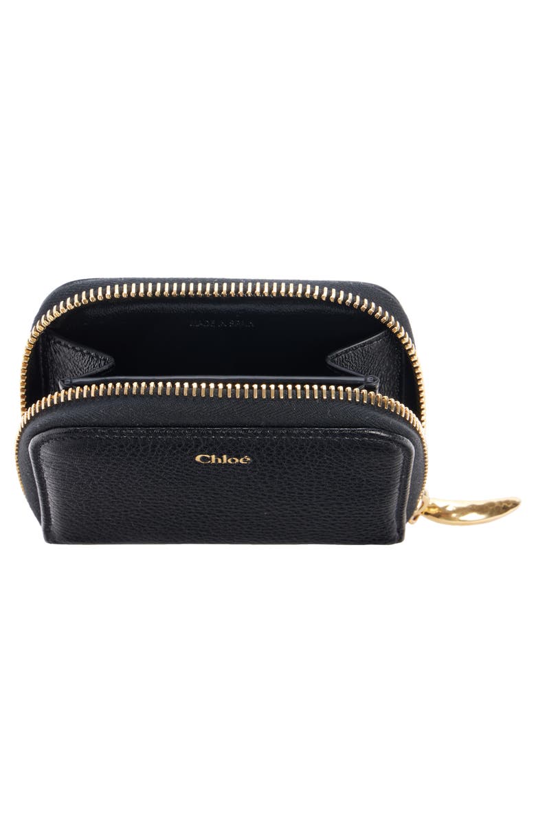 Chloé Banana Grained Leather Zip Coin Purse | Nordstrom