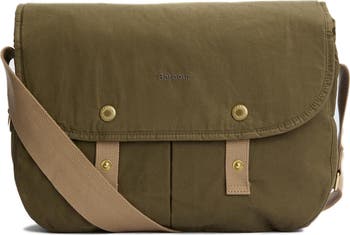 Barbour Transport Cotton Canvas Crossbody Messenger Bag | Nordstrom