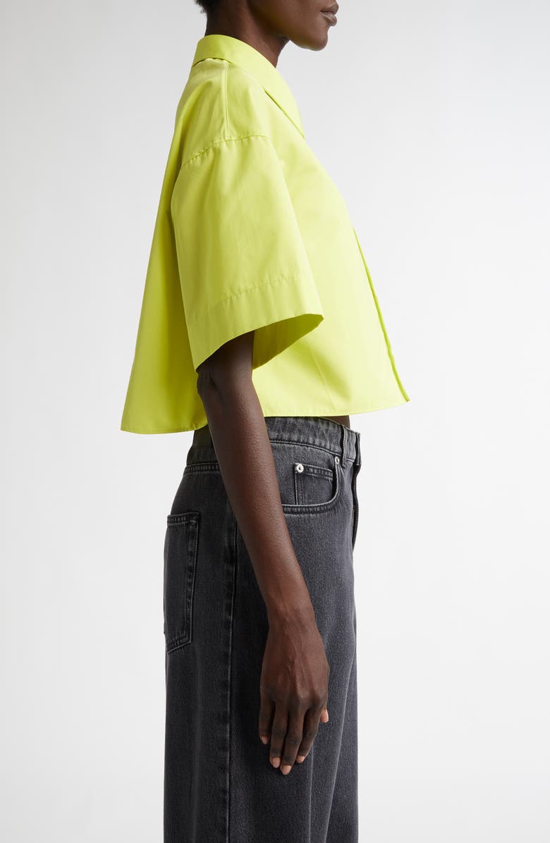 McQueen Crop Boxy Button-Up Shirt | Nordstromrack