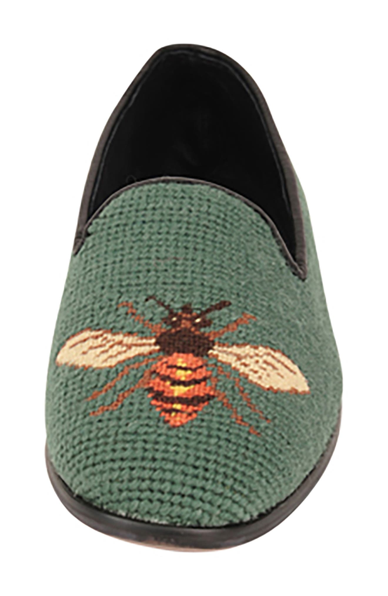 ByPaige BY PAIGE Needlepoint Bee Flat (Women) | Nordstrom