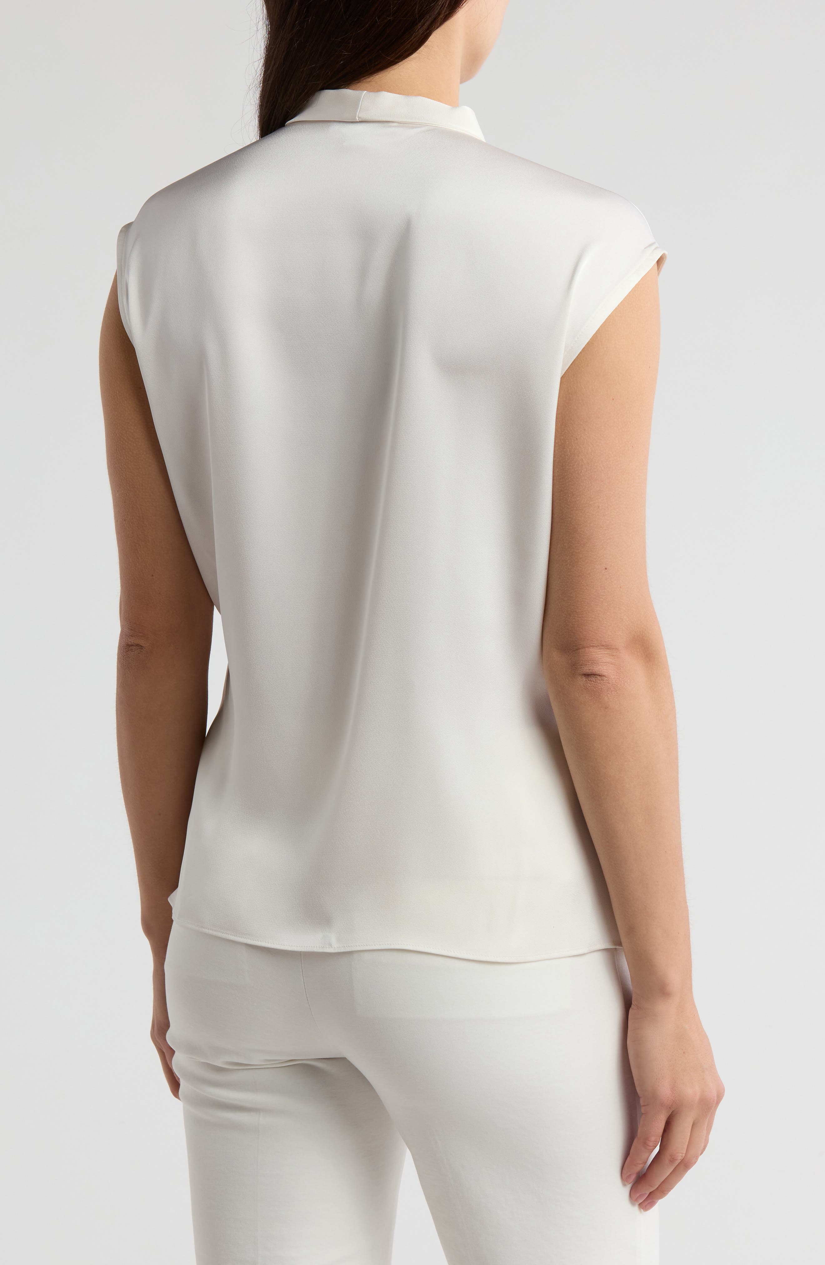 Calvin Klein Gathered Charmeuse Top | Nordstromrack