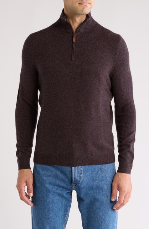 Men's Brown Quarter Zip Sweaters | Nordstrom
