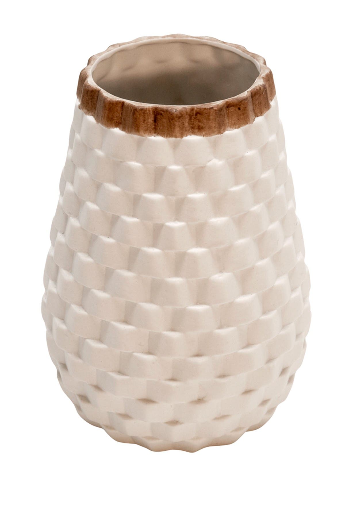 SAGEBROOK HOME 9" Textured Vase - White | Nordstromrack