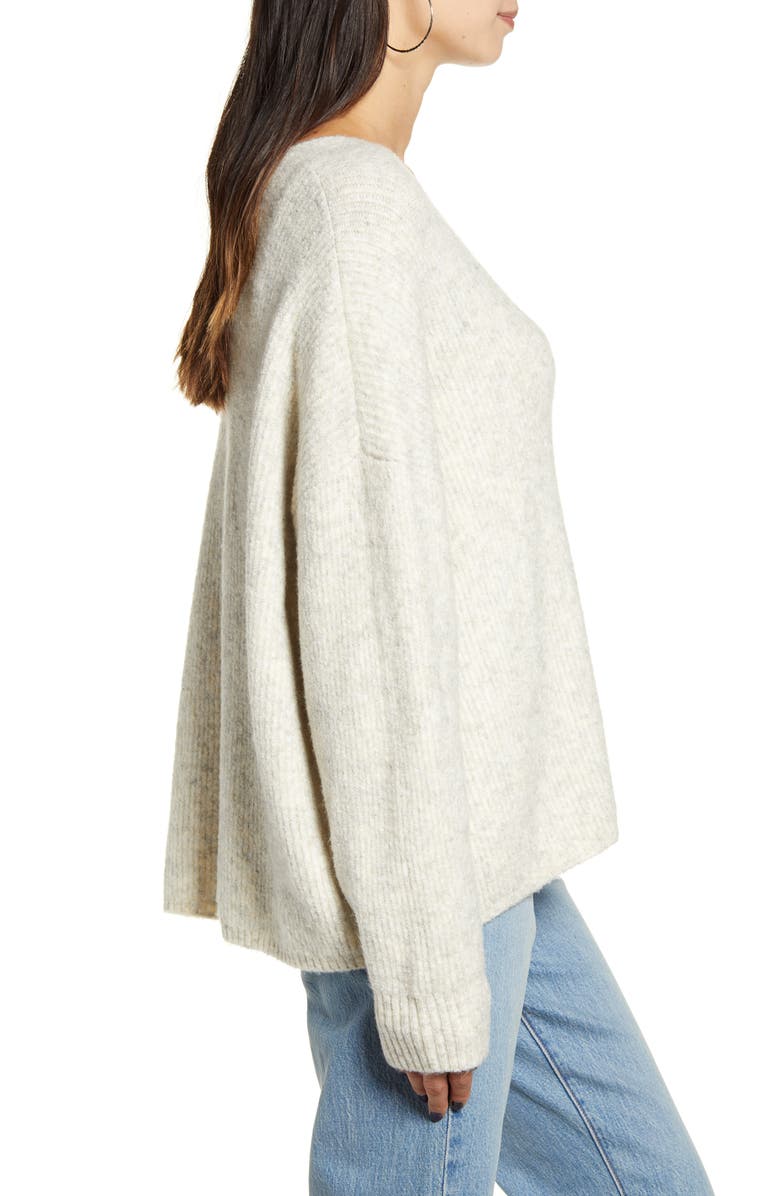 French Connection Millie Ribbed V-Neck Sweater | Nordstromrack