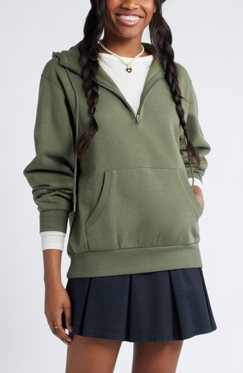 Women's Quarter Zip Sweatshirts & Hoodies | Nordstrom