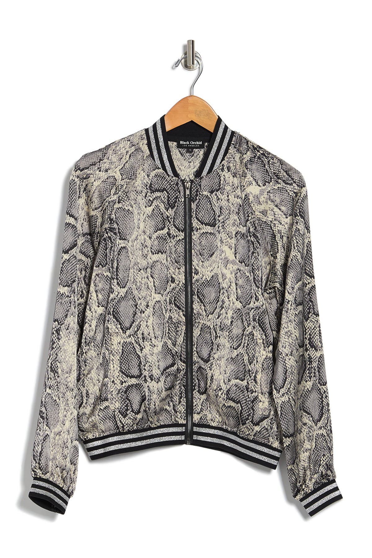 BLACK ORCHID Luxe Satin Python Jacket | Nordstromrack