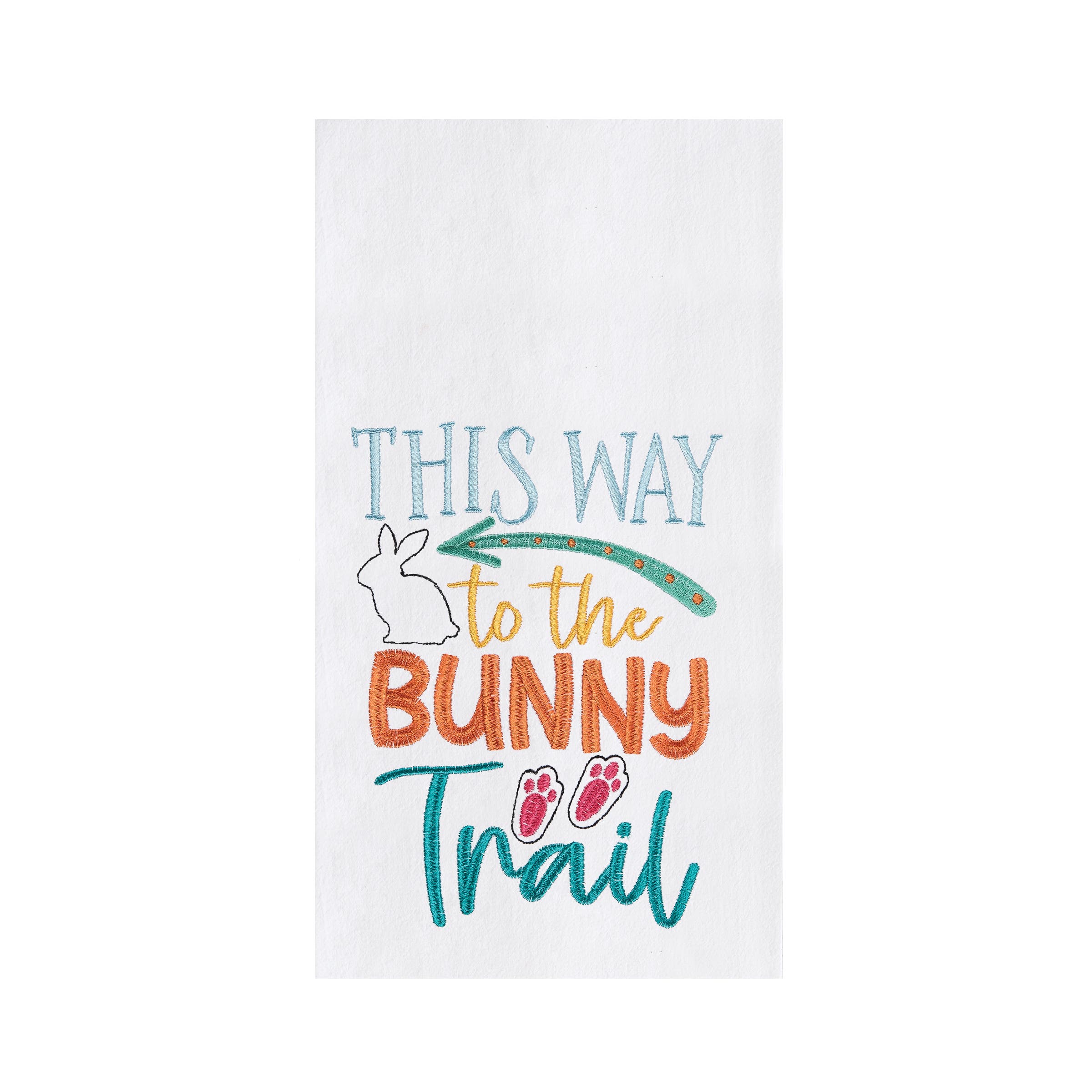 C&F Home "This Way to the Bunny Trail" Easter Rabbit Spring Theme ...