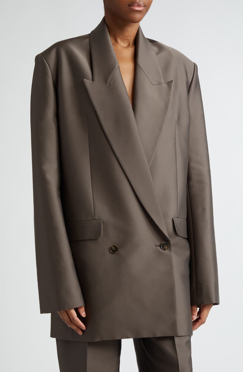 GIA STUDIOS Oversize Double Breasted Blazer | Nordstrom