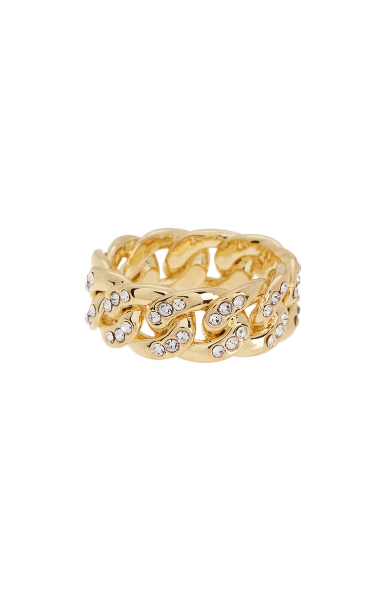 Covet CZ Pavé Curb Link Ring | Nordstromrack