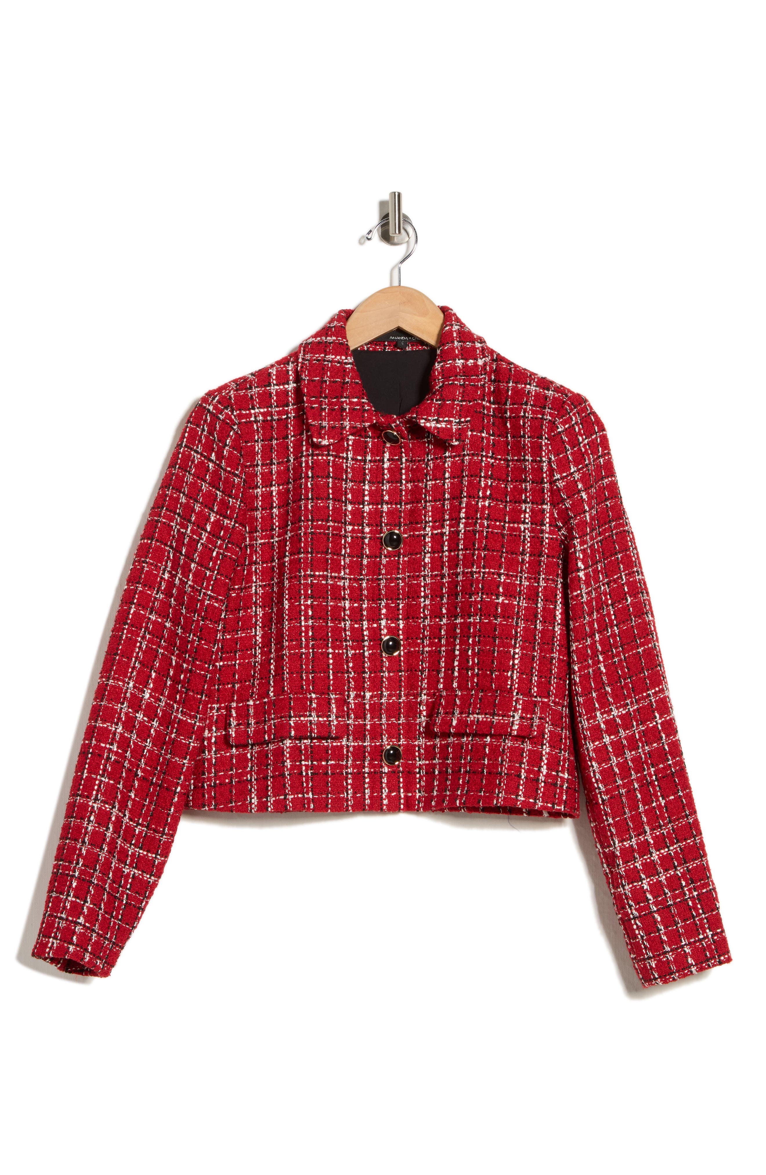 Amanda & Chelsea Ladylike Tweed Jacket | Nordstromrack