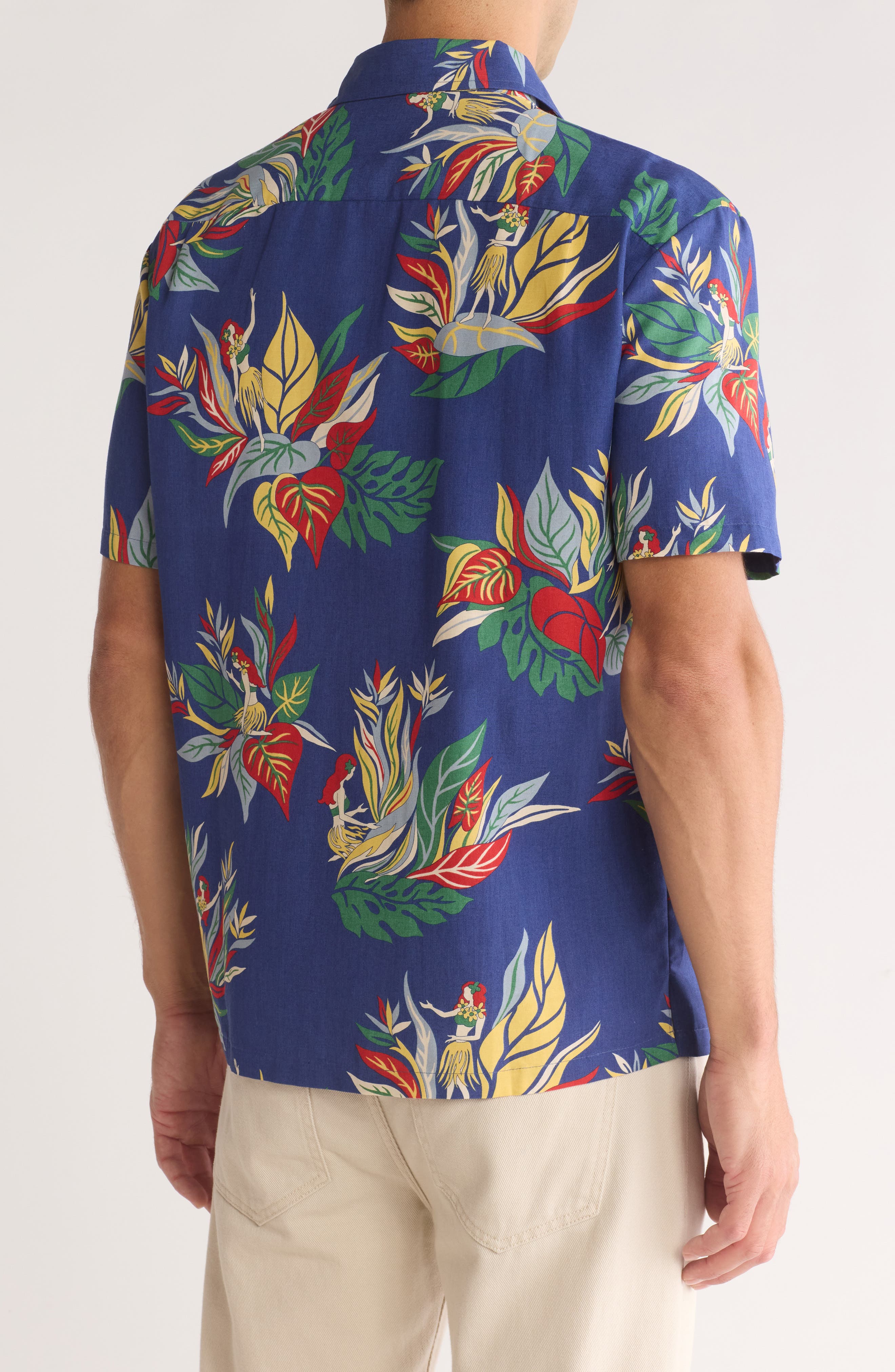 Kahala Full Bloom Short Sleeve Cotton Button-Up Shirt | Nordstromrack