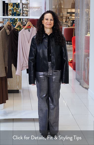 MANGO Sabina Faux Leather Jacket | Nordstrom