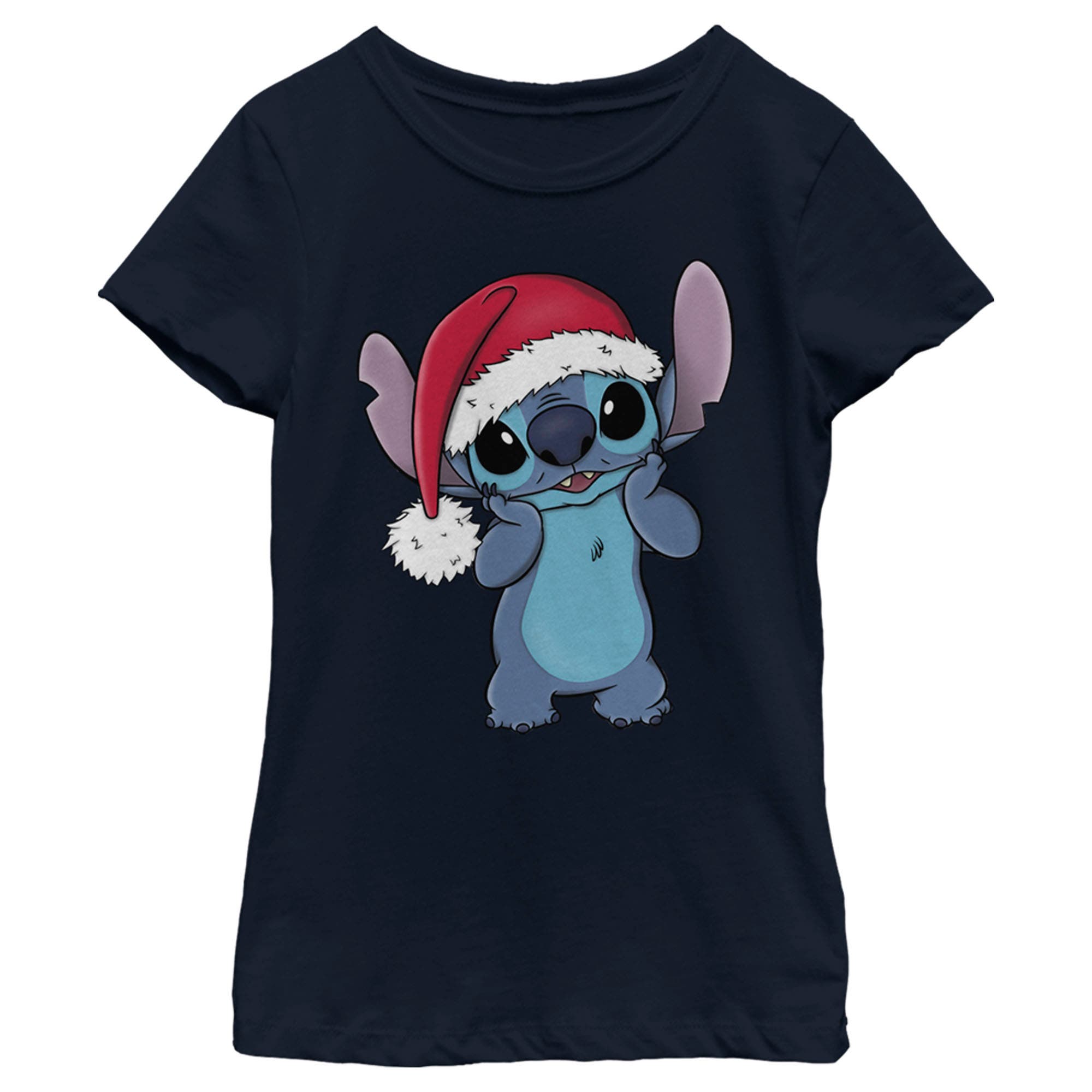 Girl's Lilo & Stitch Santa Surprise Graphic T-Shirt (Women) | Nordstrom