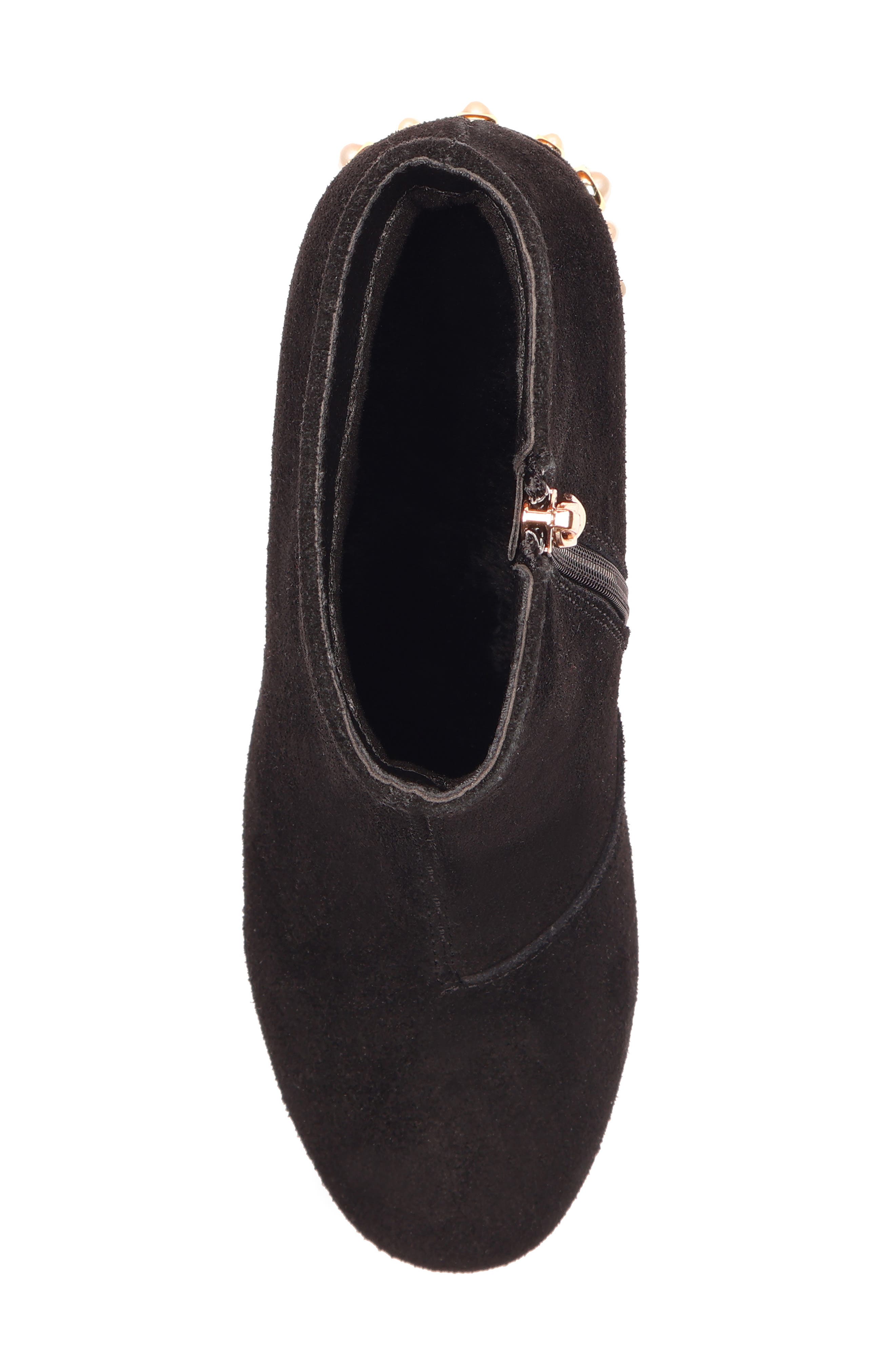 AquaDiva Studded Waterproof Suede Bootie (Women) | Nordstromrack