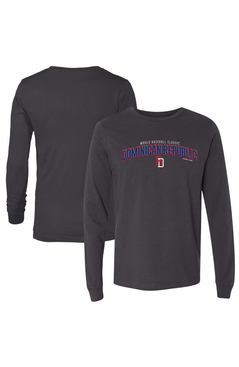 Legends Merchandise Men's LEGENDS Charcoal Dominican Republic Baseball ...