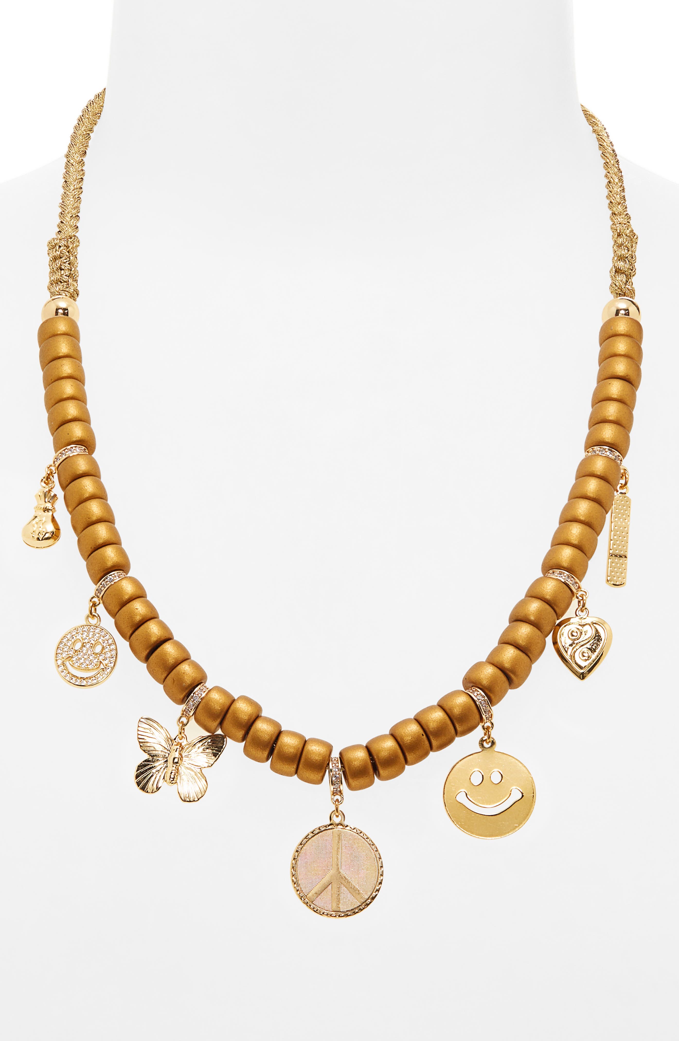 Venessa Arizaga Golden Sparkle Slider Charm Necklace | Nordstromrack