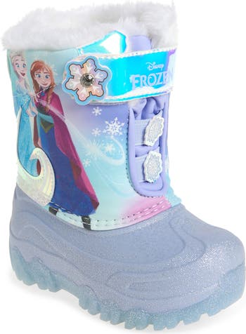 Harper Canyon Kids' Disney® Frozen Faux Fur Light Up Snow Boot ...