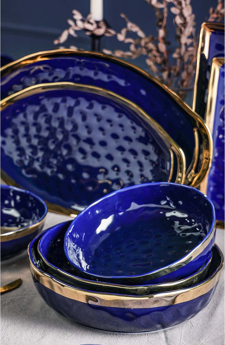 Stone Lain Florian Porcelain 3-Piece Serving Shallow Bowl Set | Nordstrom